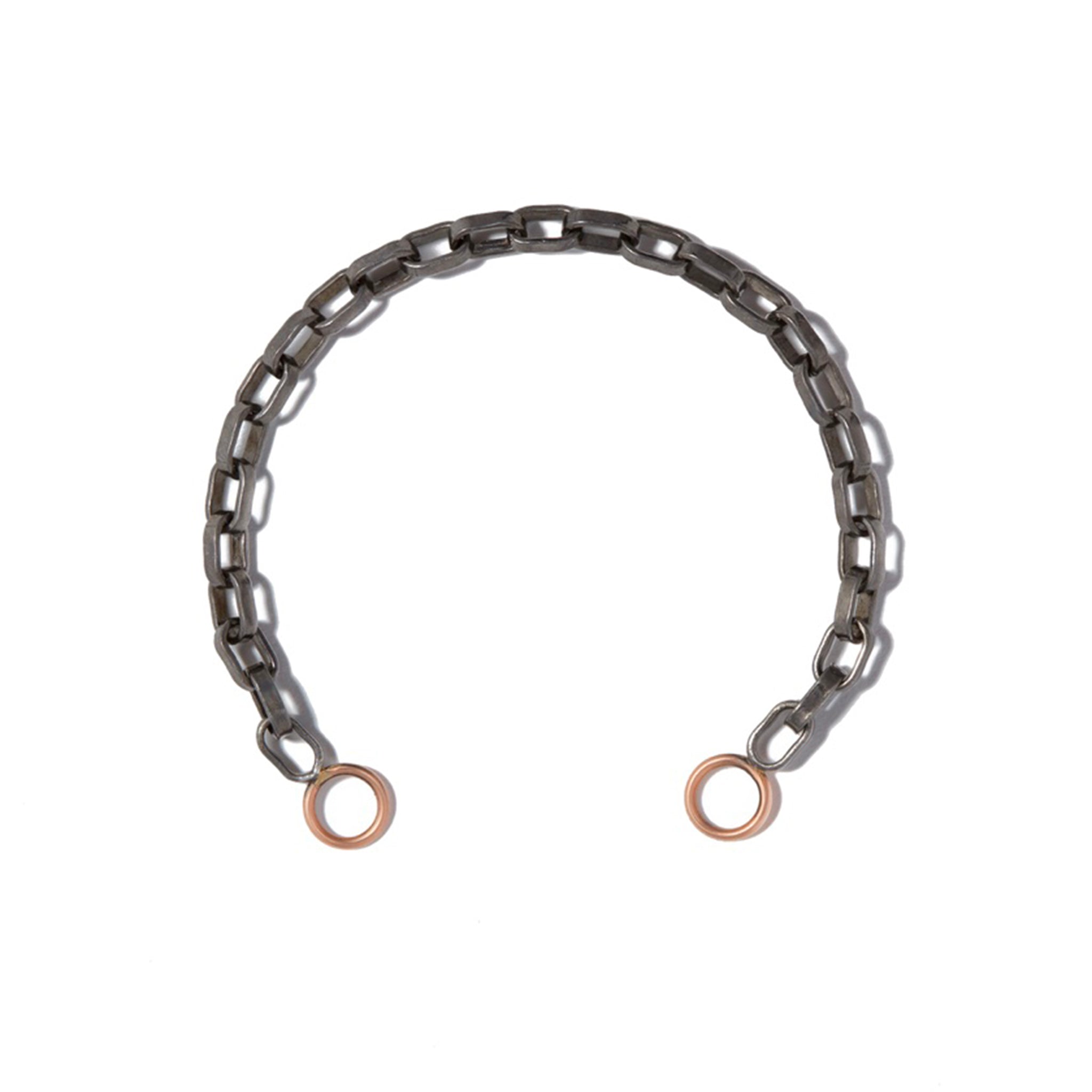 Biker Chain Bracelet in Blackened Silver – Gin and The Banker